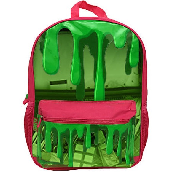 Nickelodeon | Bags | Nickelodeon Slime Backpack Neon Pinkgreen | Poshmark